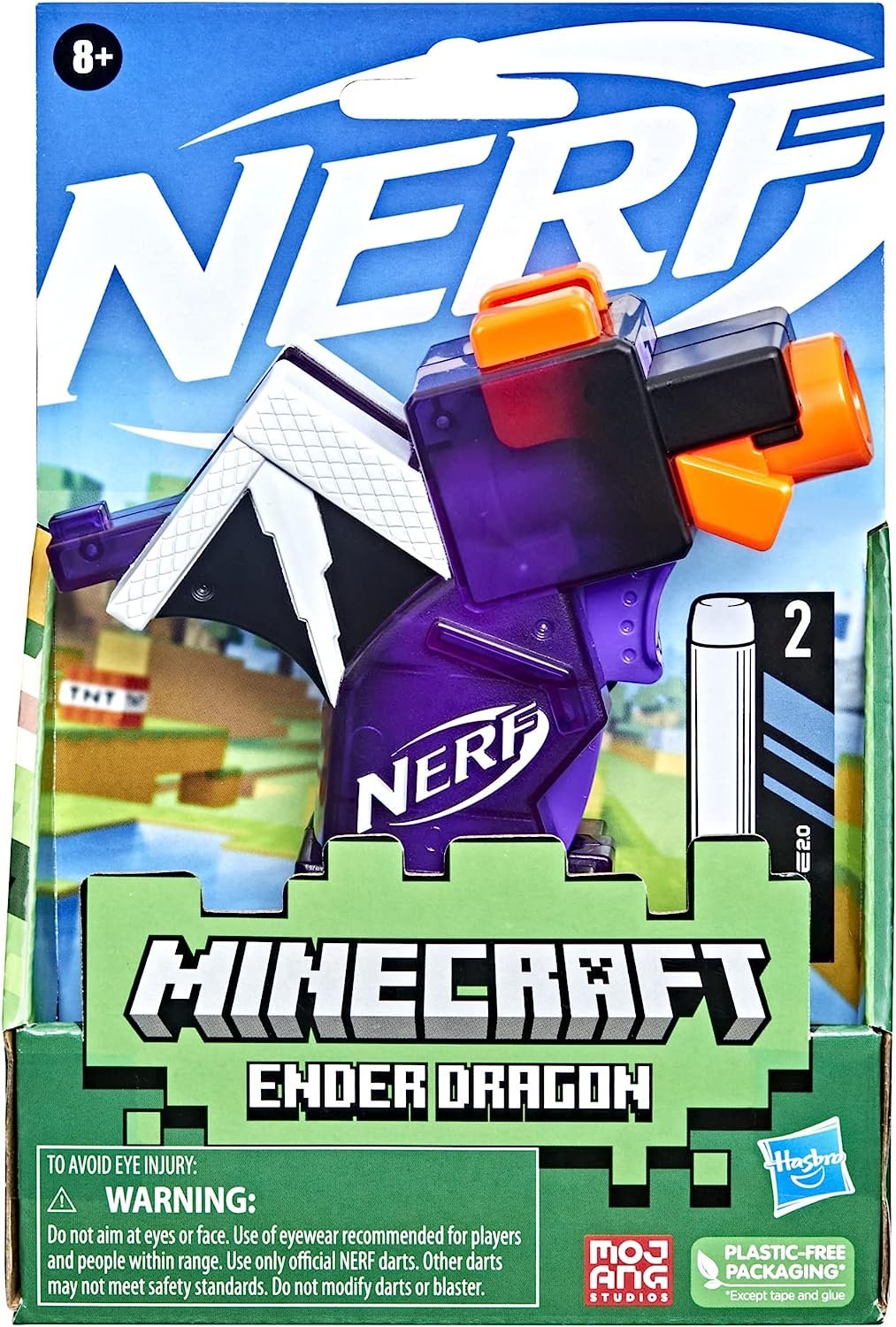 Hasbro Blaster Nerf Minecraft MicroShots F4423 - Ender Dragon - LLStore