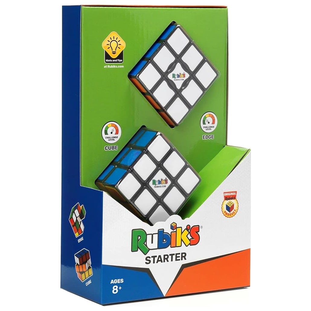 Spin Master 6064005 - Rubiks Starter Pack, set cub si latura - LLStore