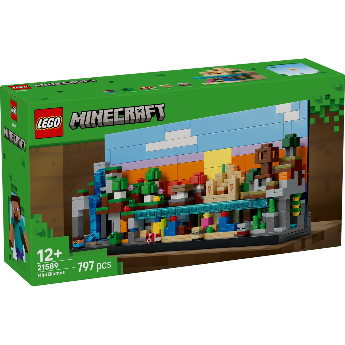 LEGO Minecraft - Minibiomuri 21589, 797 piese - LLStore
