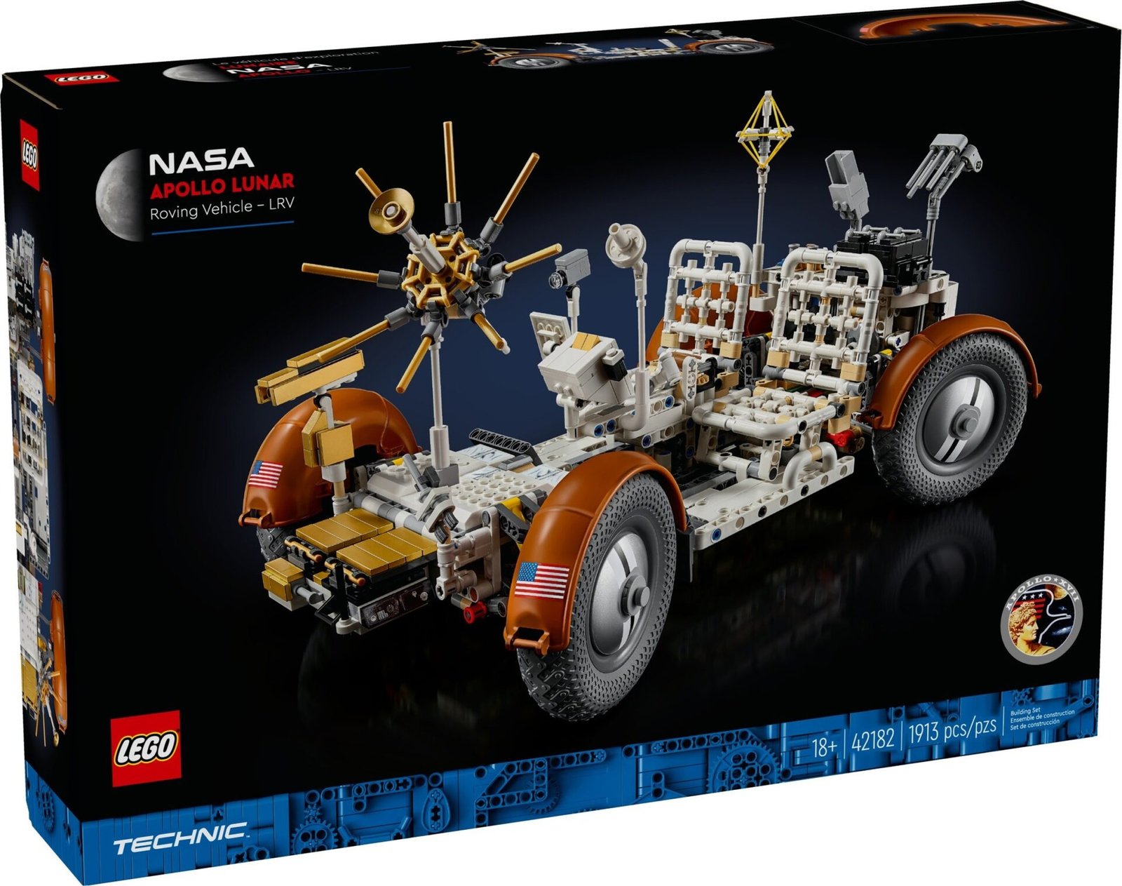 LEGO® Technic 42182 - Roverul selenar din misiunile NASA Apollo - LLStore